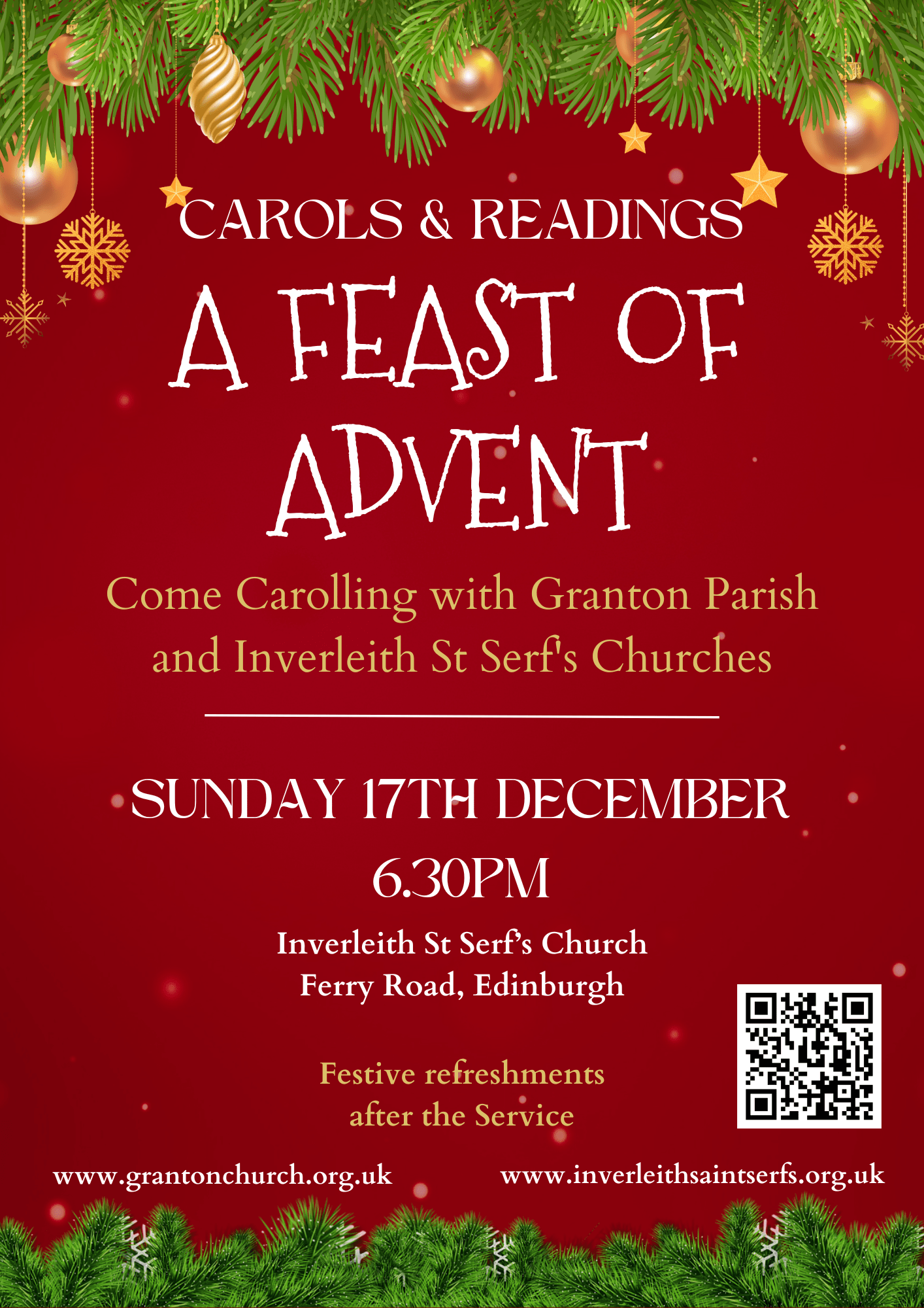 A Feast of Advent at Granton Church - December 17th | InterChurchHub